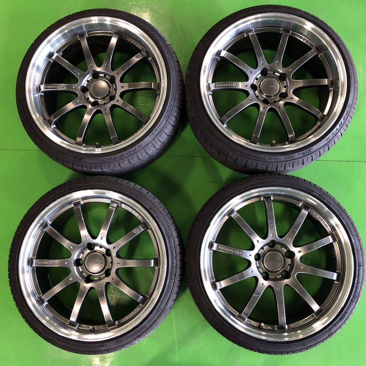NA431 RAYS ENG VR FORGED G10 レイズ フォージド ホイール 19×8.5J +35 19×9.5J +30 PCD ...