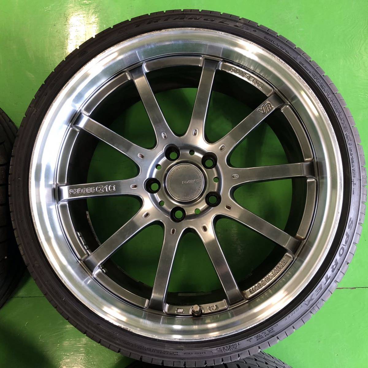 NA431 RAYS ENG VR FORGED G10 レイズ フォージド ホイール 19×8.5J +35 19×9.5J +30 PCD ...