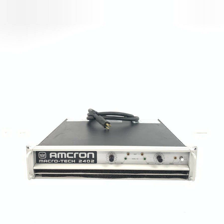 Amcron MACRO-TECH 2402 PAアンプ 出力510W+510W 8Ω時 現状品(パワーアンプ)｜売買されたオークション情報 ...