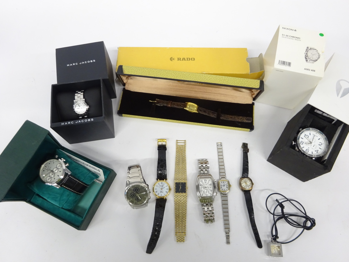 1円 おたからや G0730-34 腕時計 ドルチェ＆ガッバーナ/NIXON/エルジン/ラドー/ミキモト/バーバリー 他 メンズ レディース ...