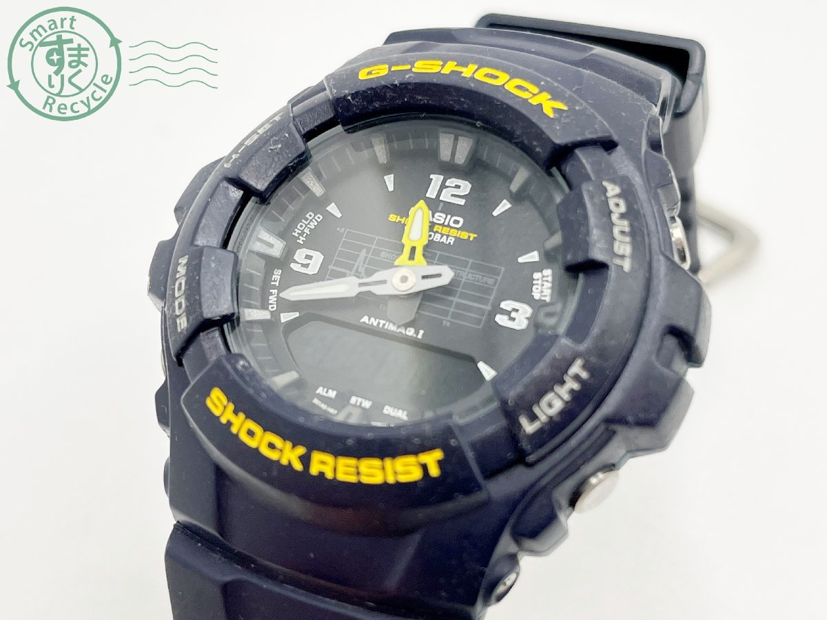 0851868 カシオ CASIO 2327 G-100 G-SHOCK G-ショック QZ クォーツ ネイビー アナデジ メンズ腕時計(G ...
