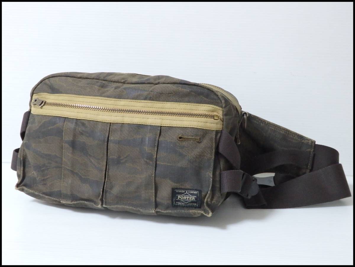 ＜本物 PORTER ポーター ボディバッグ ウエストバッグ 迷彩 カムフラ＞3.15.9 定形外発送OK 500円(ウエストバッグ)｜売買されたオークション情報、yahooの商品情報を ...