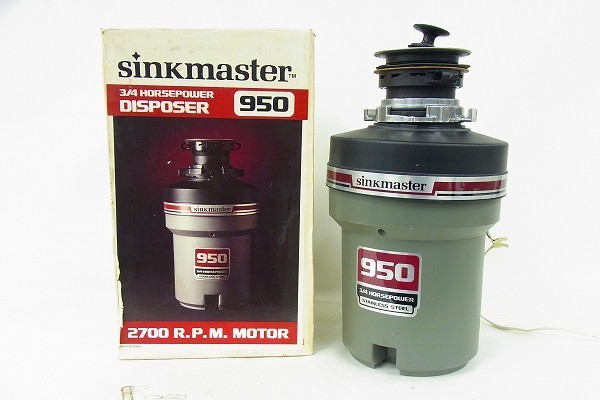 F029-Y20-64 SINKMASTER シンクマスター DISPOSER 950 生ゴミ処理機 通電確認済み 現状品③＠(ディスポーザー ...