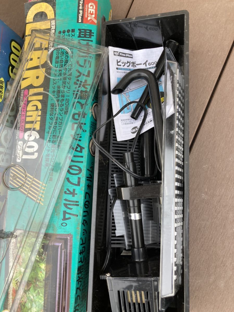 5個セットBIG BOY 600 無給式濾過装置 モーターフィルター 60cm 水槽用 ブラック ビッグボーイ クリアライト601 アクアリウム 60cm gex(上部式)｜売買された ...