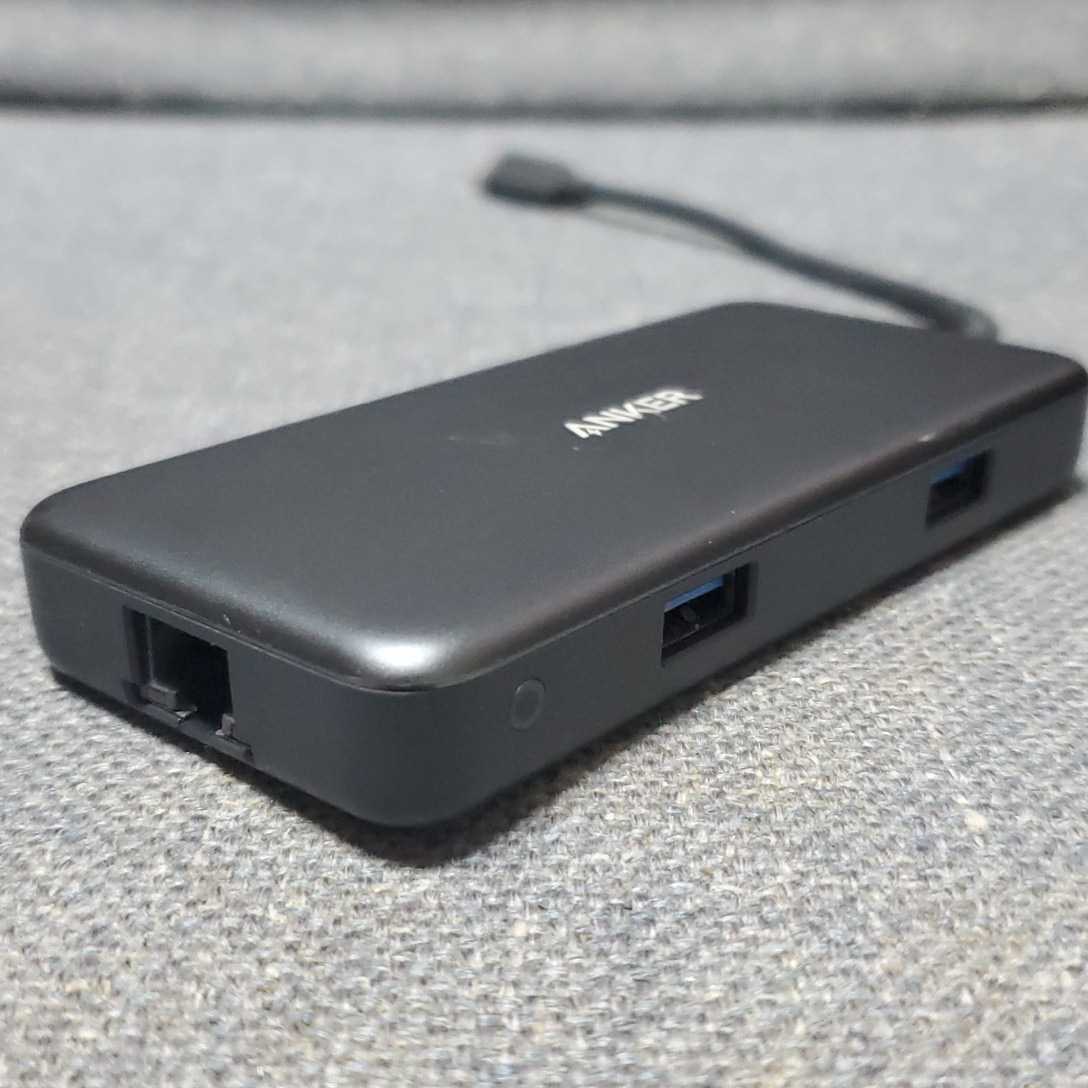 1円スタート ANKER PowerExpand+ 7-in-1 USB-C PD イーサネット ハブ アンカー A8352 microSD ...