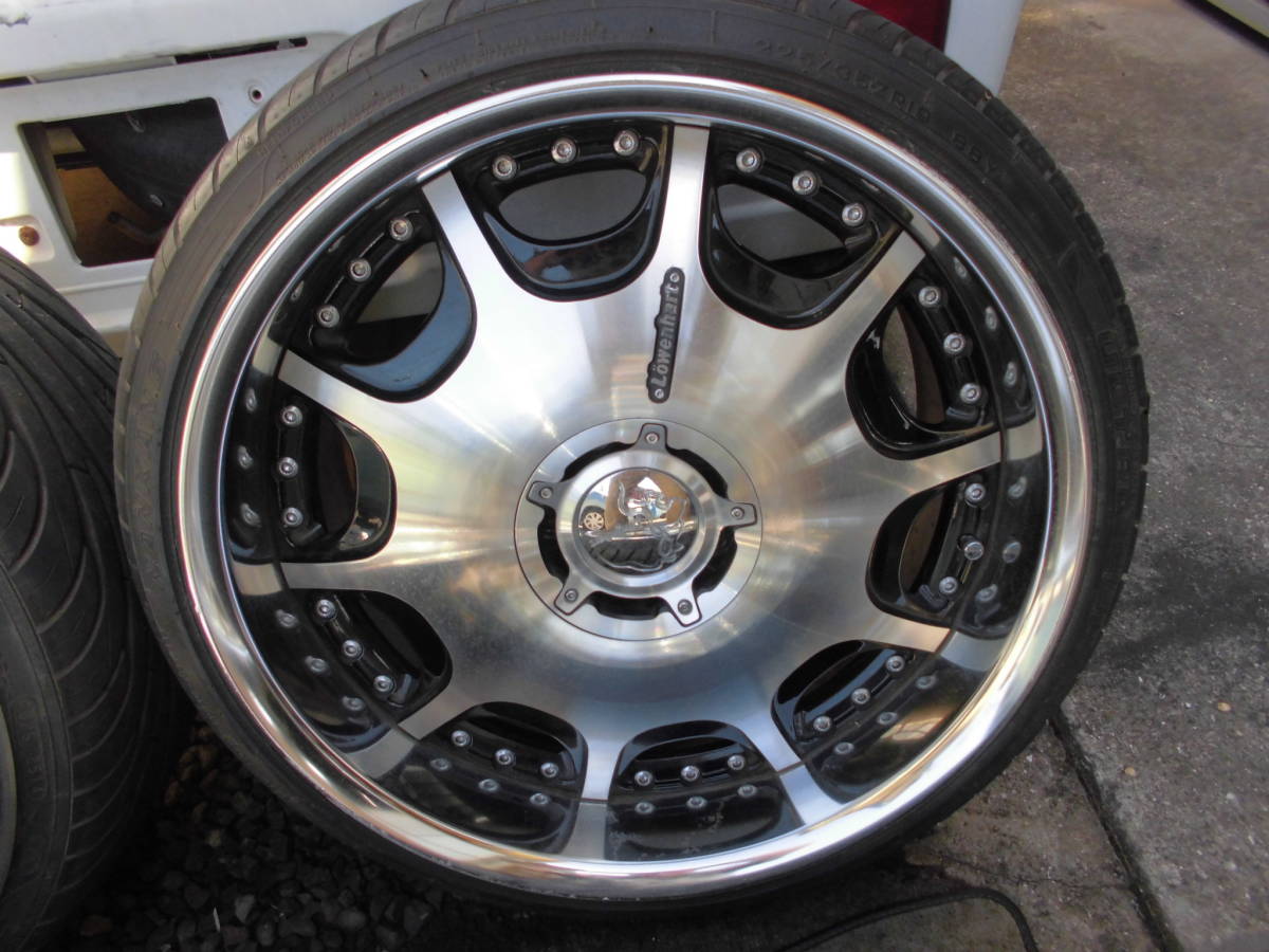 深リム 3ピース Lowenhart レーベンハート LKD10 19×9JJ/10JJ+26PCD114.3-5穴 ハブ径約73mm. 日本 ...