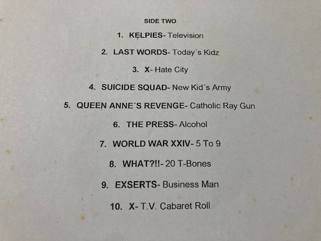 WHERE BIRDMEN FLEW REVISITED vol.3 oz punk kbd パンク天国 riptides rejex xl ...
