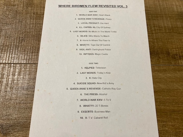 WHERE BIRDMEN FLEW REVISITED vol.3 oz punk kbd パンク天国 riptides rejex xl ...