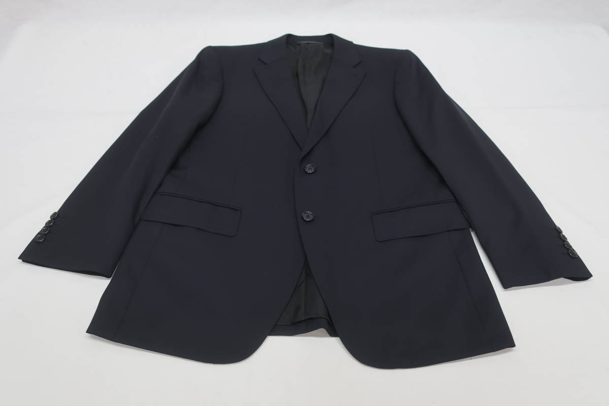 送800円 7146 DURBAN ダーバン メンズ 2ピース シングルスーツ ジャケット＆パンツ 黒 94AB4 表地毛混 シルク5％有 日本製(ダーバン)｜売買されたオークション情報 ...