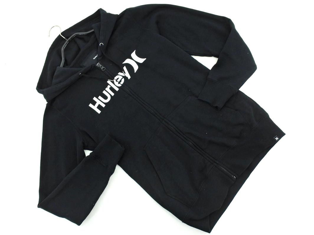 Hurley ハーレー 裏起毛 ロゴ プリント ジップアップ パーカー sizeM/黒 chb5 メンズ(男性用)｜売買されたオークション情報 ...