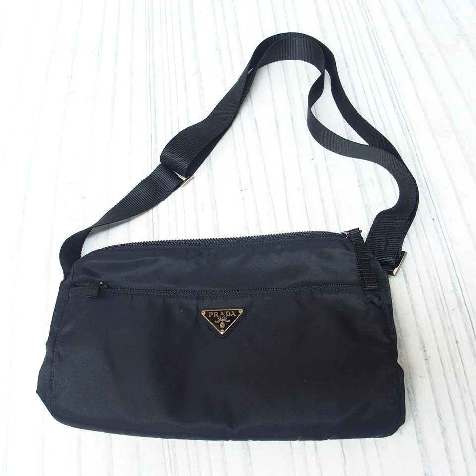m001 F プラダ ショルダーバッグ ナイロン ブラック PRADA B10140 VELA NERO クロスボディ レディース 軽量 60 5280(ショルダーバッグ)｜売買された ...