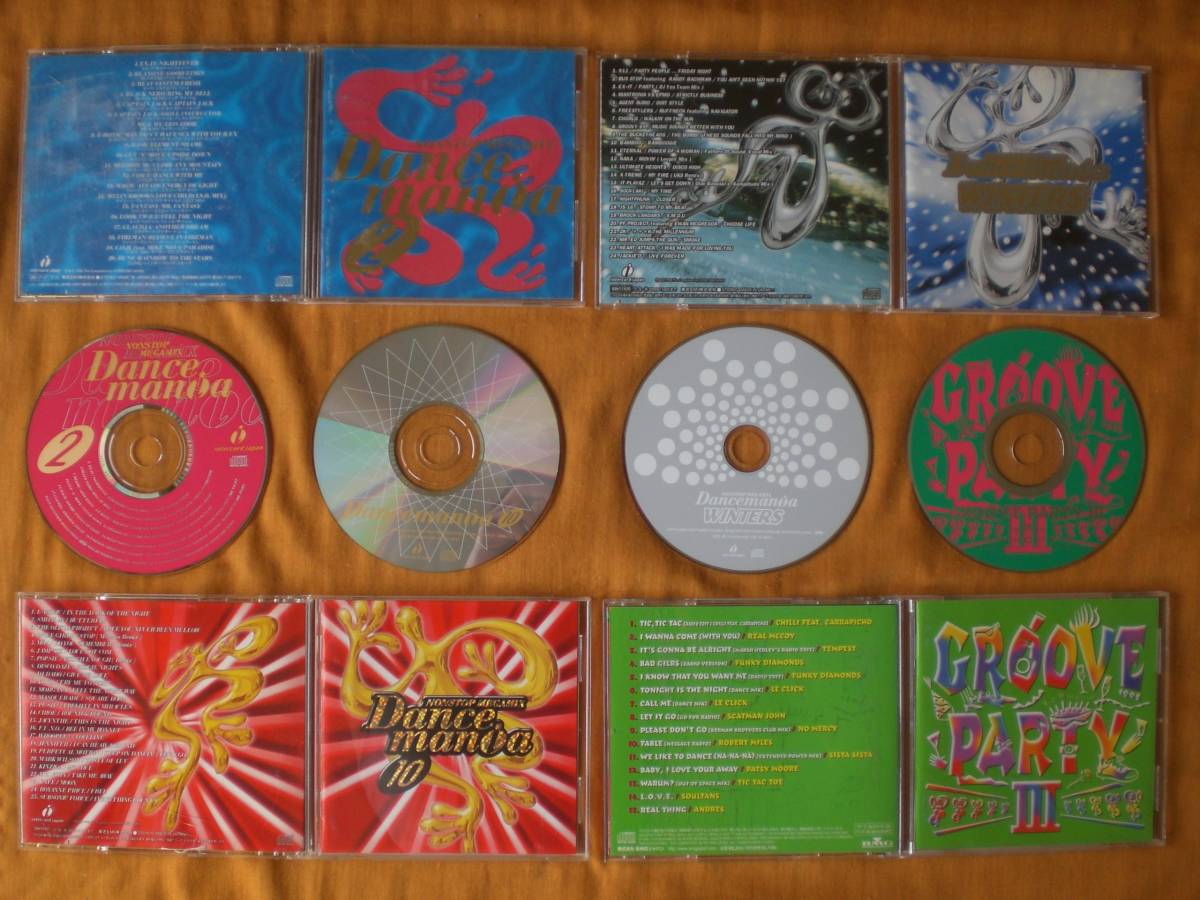 CD NONSTOP MEGAMIX Dance mania ダンスマニア 2 8 WINTERS 4本set(コンピレーション、オムニバス ...