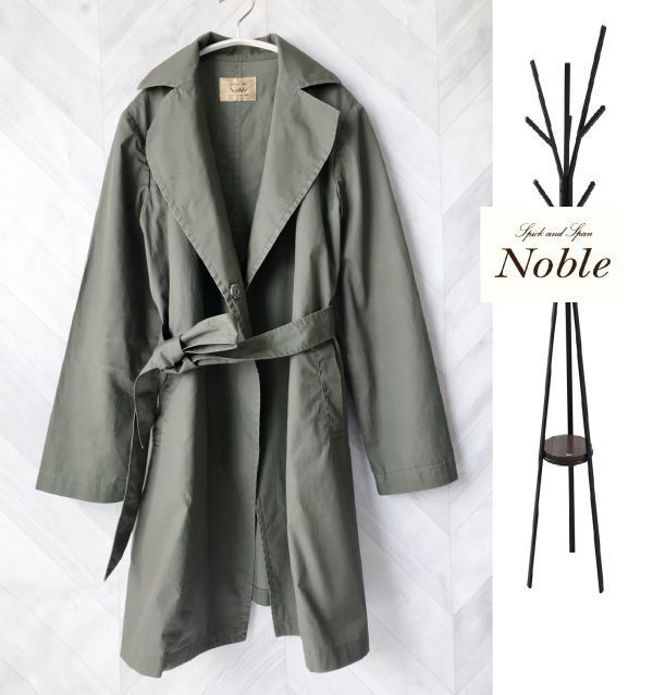 スピック&スパン ノーブル コート サイズ38 カーキグリーン Spick&Span Noble(コート)｜売買されたオークション情報、yahooの商品情報をアーカイブ公開 - オークファン ...