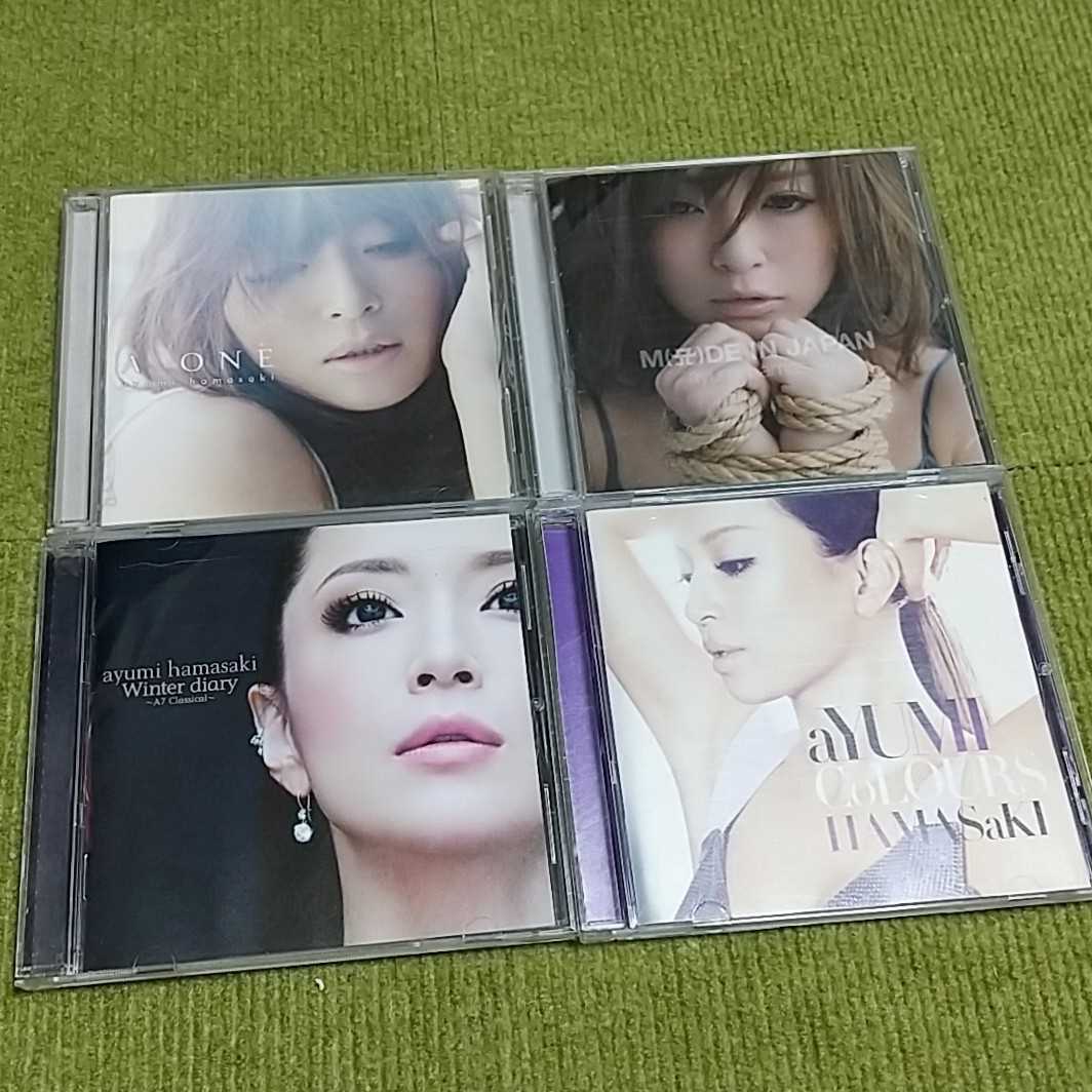 名盤 送料198円 浜崎あゆみ CDアルバム 4枚セット A ONE Colours M A DE IN JAPAN Winter diary A7 Classical ベスト best 43 ...