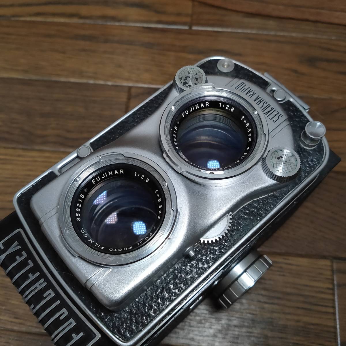 シャッターきれました フジカフレックス FUJICAFLEX 2眼レフ フィルム カメラ マニュアル フォーカス 中判カメラ 骨とう品(富士フイルム、富士写真フイルム)｜売買されたオークション ...