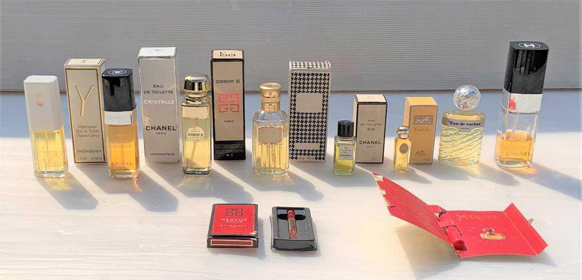 ブランド 香水 まとめて 10点セット CHANEL GIVENCHY YSL HERMES Christian Dior ROCHAS ...