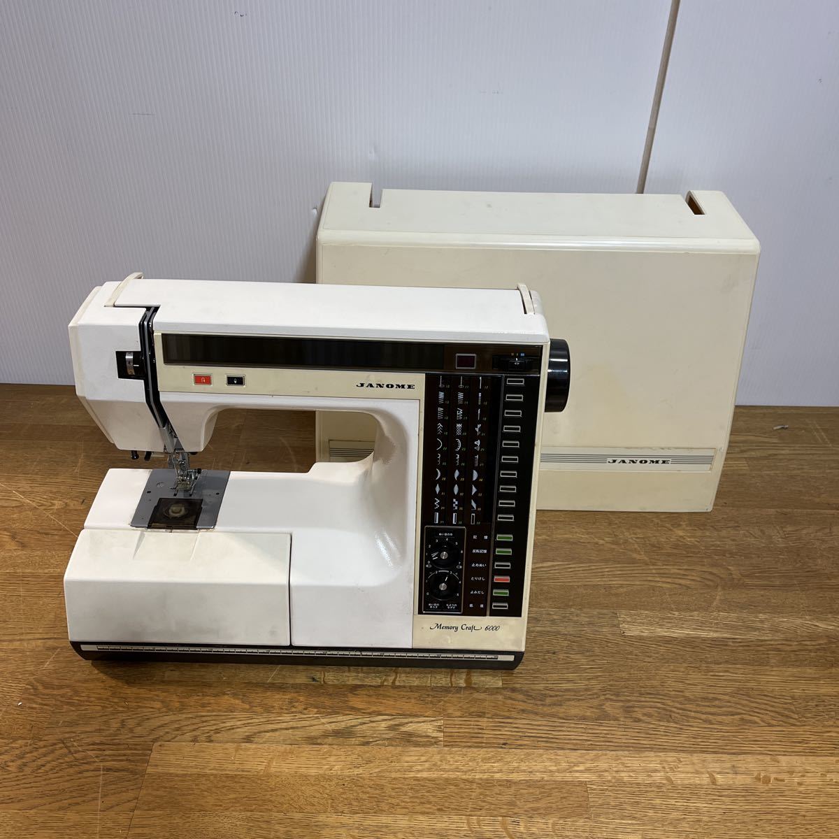 JANOME ジャノメ ミシンメモリークラフト Memory craft MODEL 6000 コンピューターミシン 趣味 電源ケーブル欠品 ...