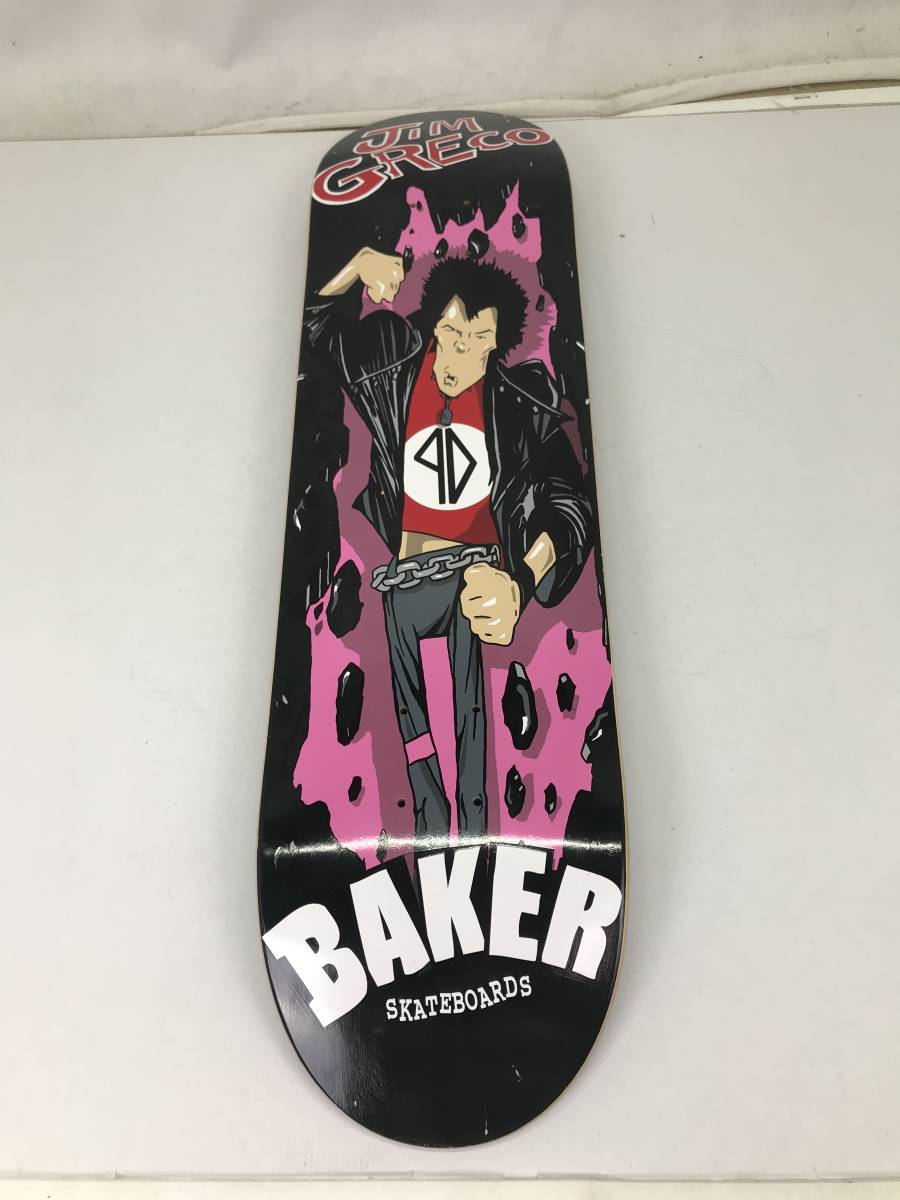 0723 BAKER/ベイカー/スケートボード/デッキのみ/JIM GRECO/全長約80cm/スケートボード/スポーツ/乗用玩具/ 品 ...