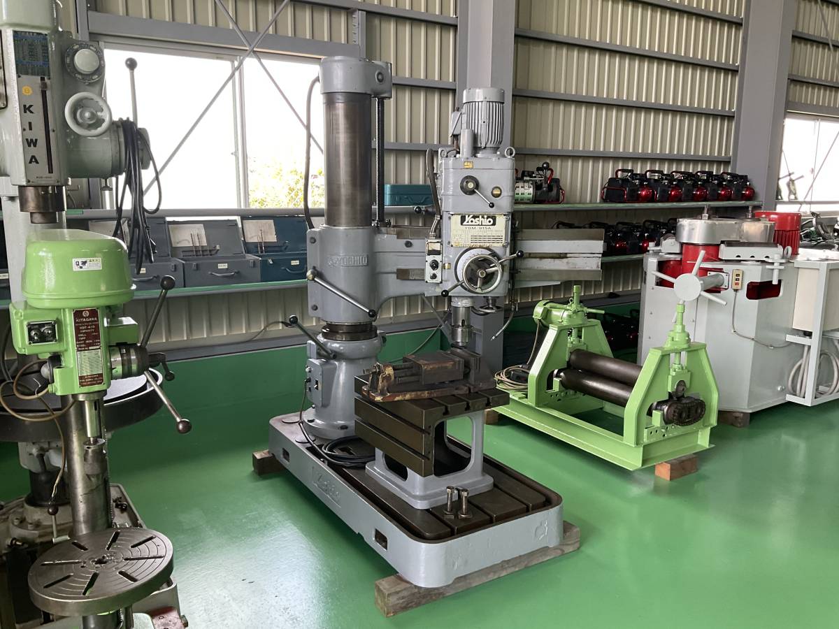 Yoshio ヨシオ ラジアルボール盤 YDM-915A 製造番号54310(ボール盤)｜売買されたオークション情報、yahooの商品情報をアーカイブ公開 - オークファン（aucfan.com）