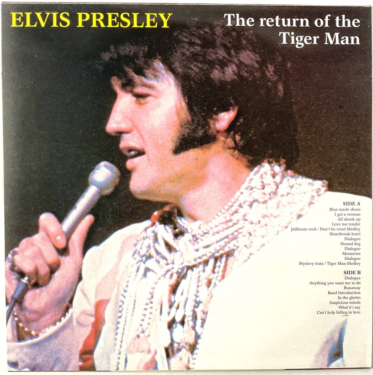 激レア エルビス プレスリー レコード LP ELVIS PRESLEY inCONCERT The Return of The Tiger ...