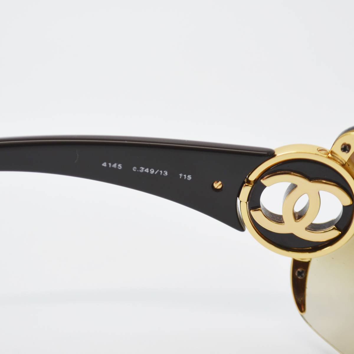H 1円スタート CHANEL シャネル サングラス ココマーク ゴールド ブラウン 4143 c.349/13 115(サングラス)｜売買さ ...