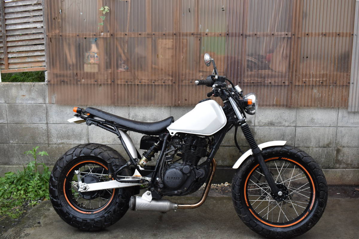 ヤマハ TW200 2JL フロントディスク カスタム車 実動 格安 DG09J エストレア クラブマン Dトラッカー FTR(126cc ...