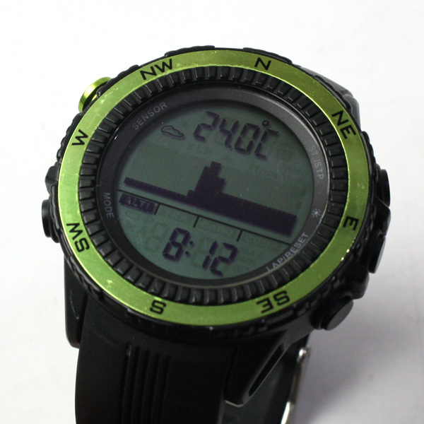 LAD WEATHER ラドウェザー SENSOR MASTER 気圧 高度 温度 天気簡易予測 腕時計 2-1024fu04 4点同梱(その ...