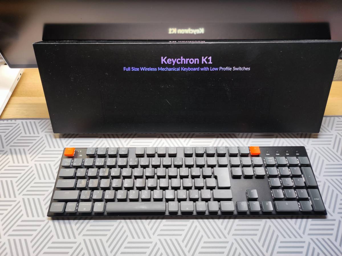 Keychron K1 赤軸 日本語配列 フルサイズキーボード(ワイヤレスキーボード)｜売買されたオークション情報、yahooの商品情報をアーカイブ公開 - オークファン（aucfan.com）