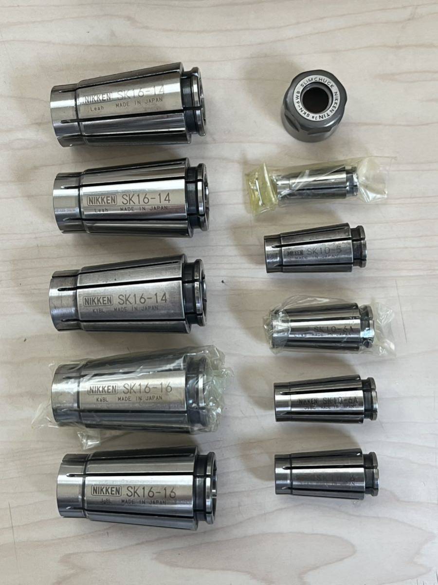 NIKKEN コレット SK16 SK10 SK6セット スリムチャック マシニング ドリルチャック 日研 コレットチャック フライス ...