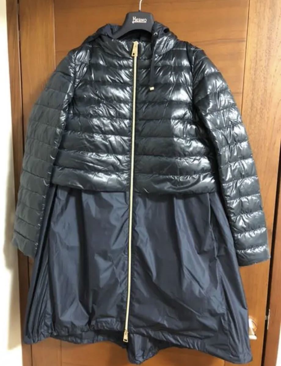 ヘルノ 切り替え ハンガー付き ネイビー 44 herno 国内正規品(3)｜売買されたオークション情報、yahooの商品情報をアーカイブ公開 - オークファン（aucfan.com）