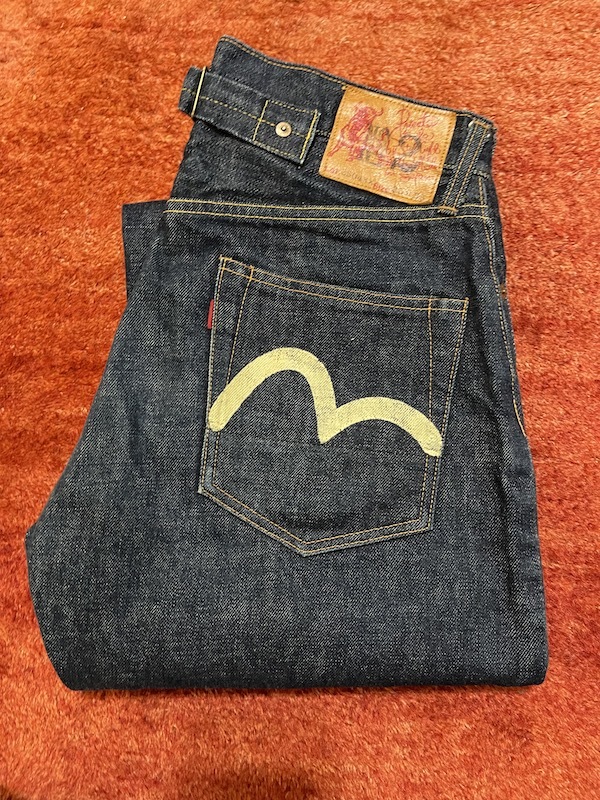 濃紺 90年代 初期EVISU エビス エヴィス Lot.2504XX シンチバック バックルバック”赤 白カモメ 赤耳”ジーンズ size 30 EVIS(W30)｜売買されたオークション ...
