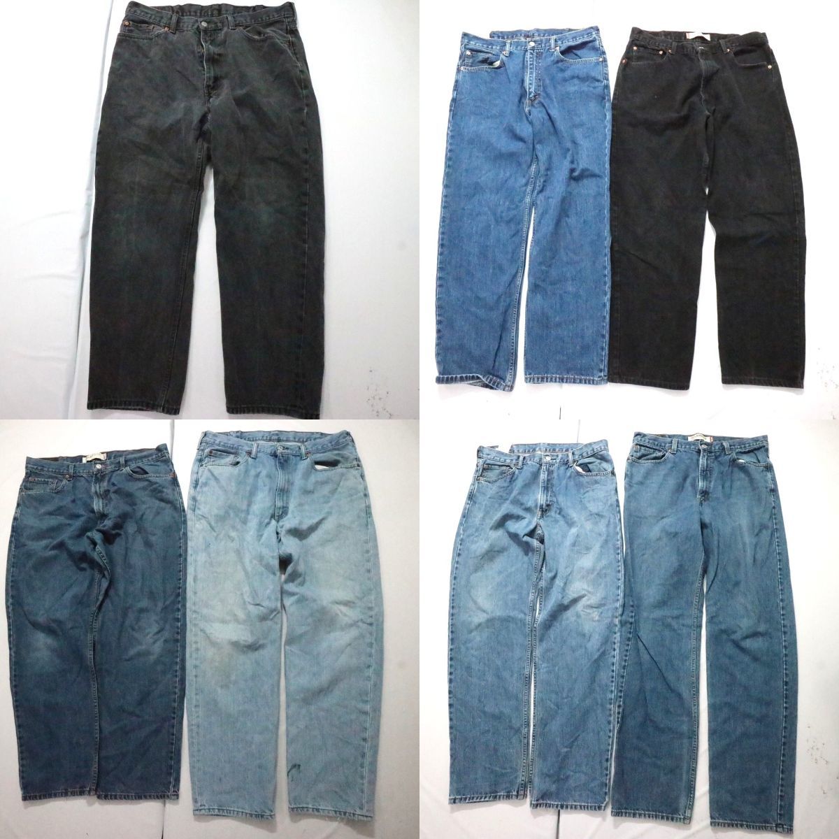 リーバイス 550 set インディゴブルー テーパード 他 メンズ36/38 7枚セット まとめ売り 古着卸 1円スタート 最落なし MK2856(ボトムス)｜売買されたオークション情報 ...