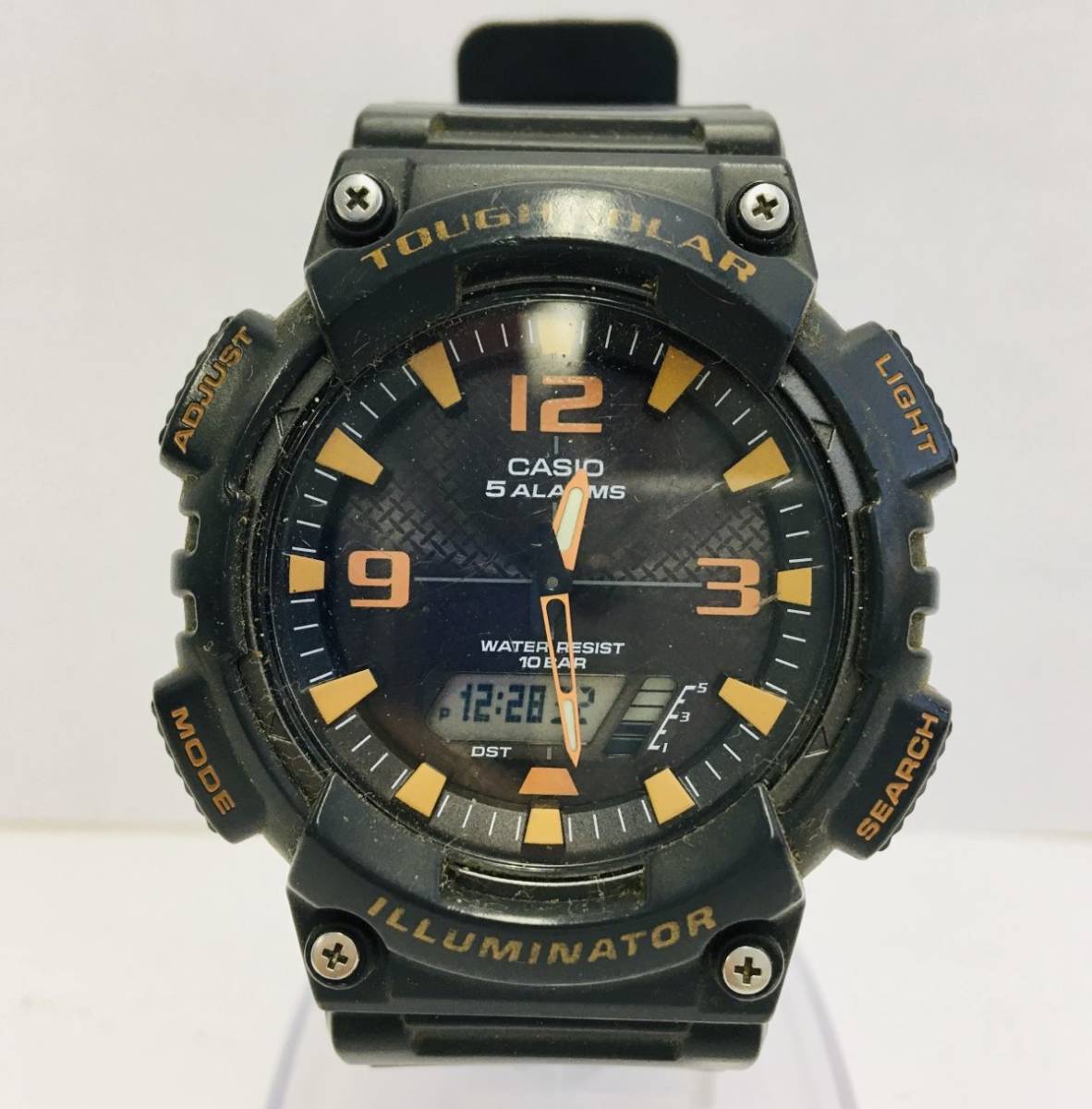 Q681-A77-200 CASIO カシオ 5ALARMS AQ-S810W メンズ クロノグラフ クォーツ タフソーラー アナデジ 腕時計 稼働 ⑤(その他)｜売買されたオークション情報 ...