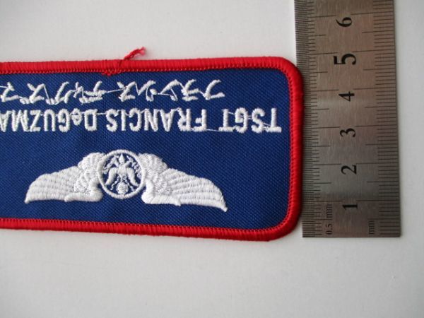アメリカ空軍U.S.AIR FORCE Enlisted Aircrew Member WingsパッチNAME TAGワッペン/FLIGHT ...