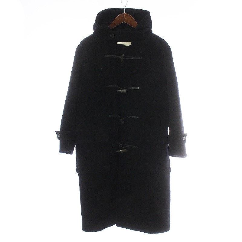 マッキントッシュ MACKINTOSH ダッフルコート ロング フード ウール 8 M 黒 ブラック /UY8 メンズ(男性用)｜売買された ...