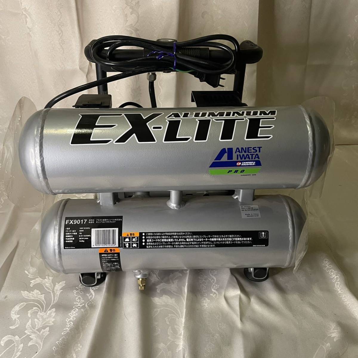 アネスト岩田 ALUMINUM EX-LITE アルミニウム エアーコンプレッサー FX9017(コンプレッサー)｜売買されたオークション情報、yahooの商品情報をアーカイブ公開 ...