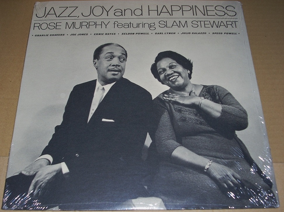 LP Rose murphy /Slam Stewart Jazz Joy and Happiness 1962 United Artists ...