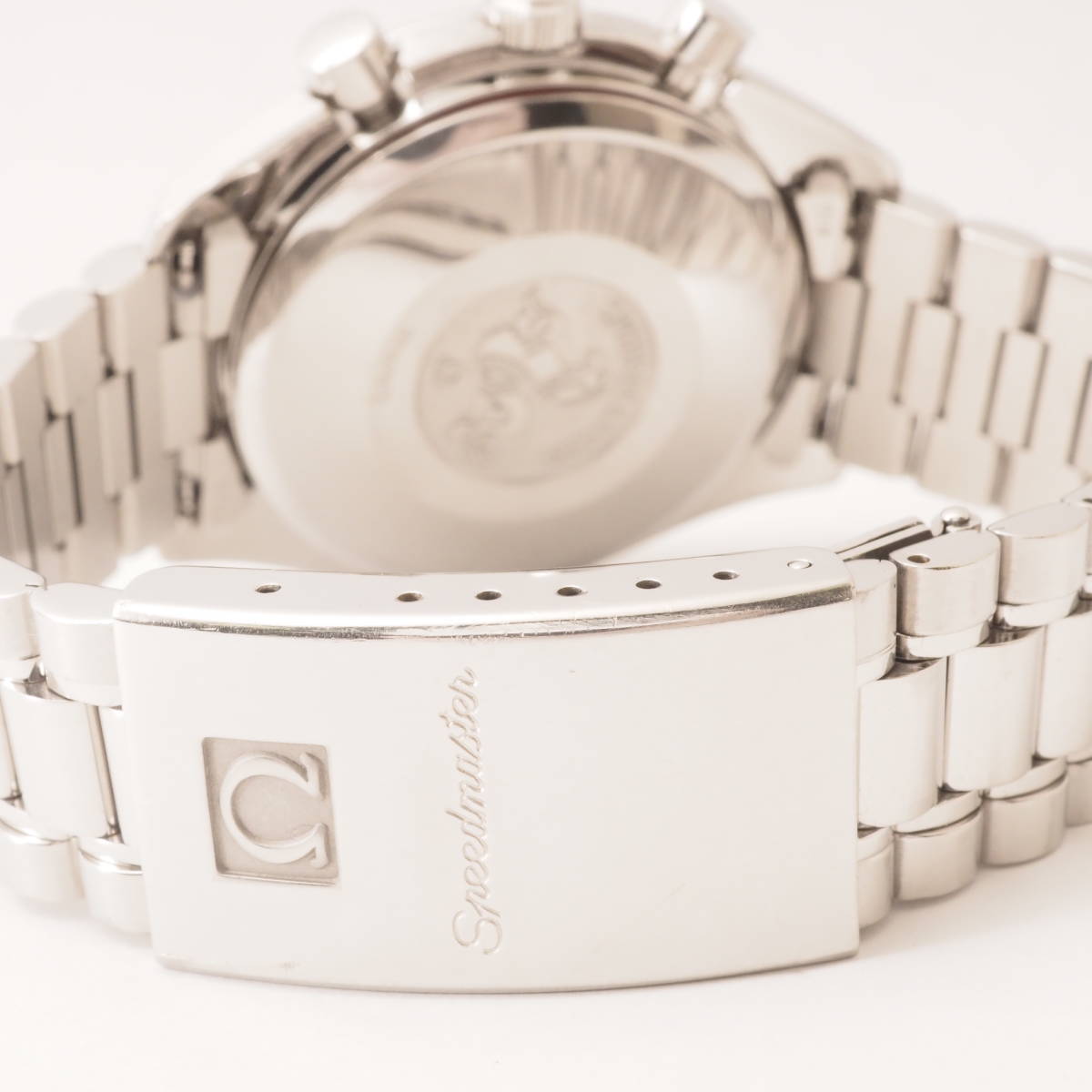 オメガ スピードマスターオートマチック Ref 175.0043 Cal 1152 OMEGA Speedmaster クロノグラフデイト 自動巻 白文字盤 男性 55147672 AY4 ...