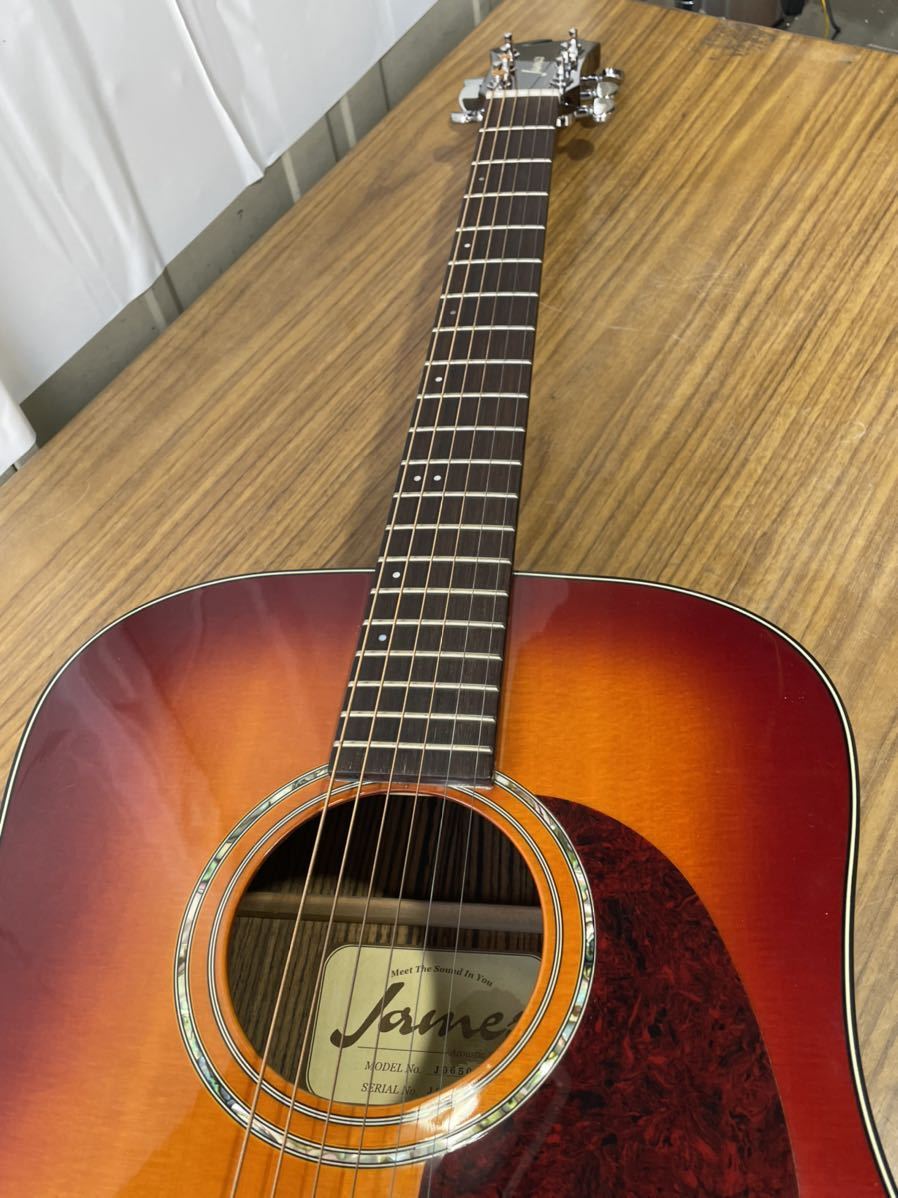 James ジェームス アコースティックギターJD650AR NO：J08060031ソフトケース 付きジャンク品(本体)｜売買された ...