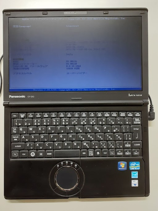 L1224-02 ノートPC Panasonic Let'note CF-SX2 CF-SX2J24DS COREi5(12インチ～)｜売買されたオークション情報、yahooの商品情報を ...