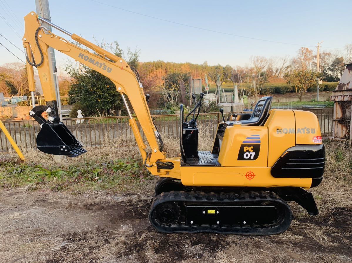 コマツ PC 07-1 ミニユンボ 中古 - 家具