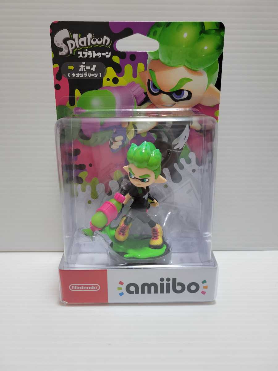 スプラトゥーン amiibo ボーイ ネオングリーン Splatoon amiibo Nintendo Switch(ニンテンドースイッチアクセサリー)｜売買されたオークション情報、yahoo ...