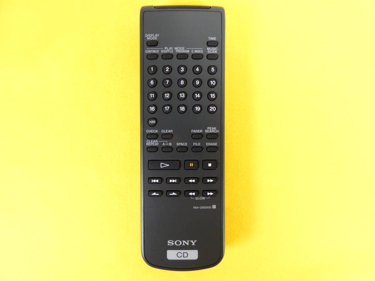 SONY ソニー CDP-X5000用リモコン RM-DX5000 赤外線確認済み @送料520円 9864-29(リモコン)｜売買された ...