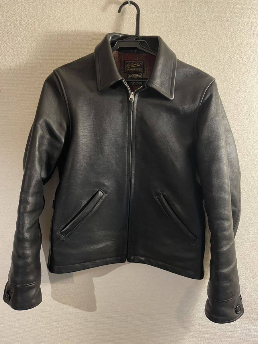 ATLAST アットラスト レザージャケット 36 TIMEWORN CLOTHING ATLAST&CO ライダースジャケット スポーツ ...