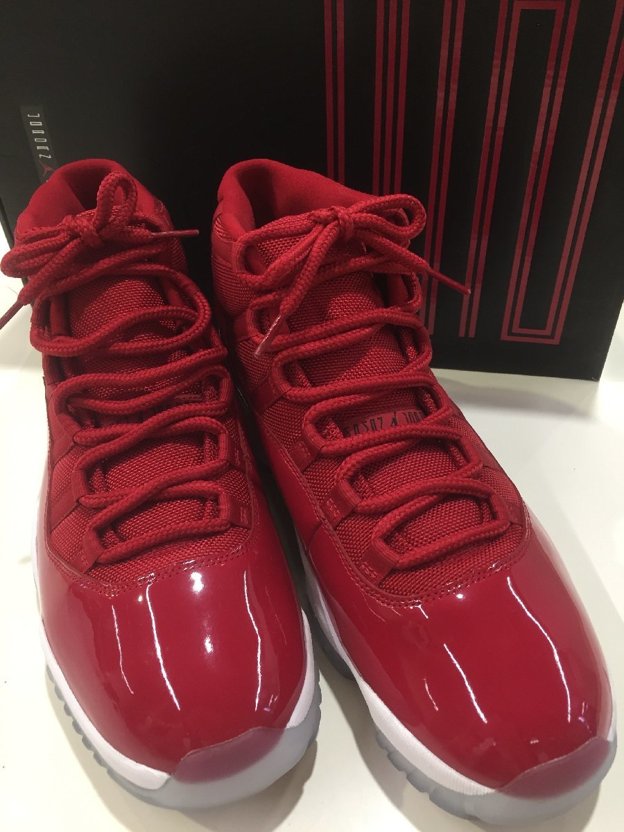 箱付 NIKE 378037-623 ナイキ AIR JORDAN 11 RETRO WIN LIKEスニーカー 29cm エアジョーダン ...