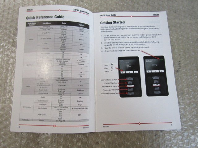 Air Lift Performance 3H/3P USER GUIDE 取扱説明書 英語表記(その他)｜売買されたオークション情報 ...