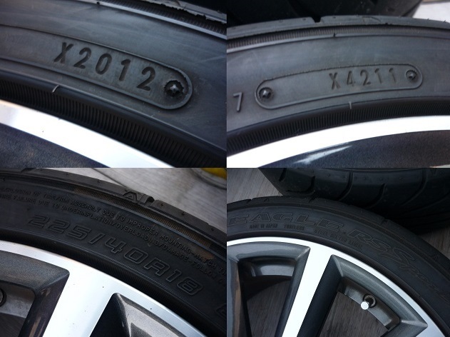 TRD TF6 18インチ 7.5J/+46 PCD 100 トヨタ FT86 プリウス 等 4本セット タイヤおまけ 225/40R18 ...