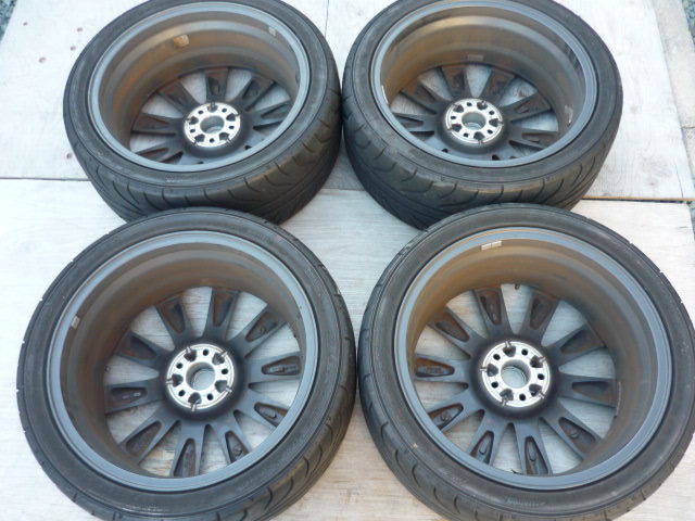 TRD TF6 18インチ 7.5J/+46 PCD 100 トヨタ FT86 プリウス 等 4本セット タイヤおまけ 225/40R18 ...