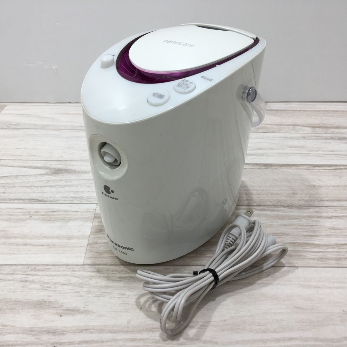 Panasonic パナソニック EH-SA63-Pナノケア スチーム美顔器 2014年製 L9221(フェイスケア)｜売買されたオークション ...