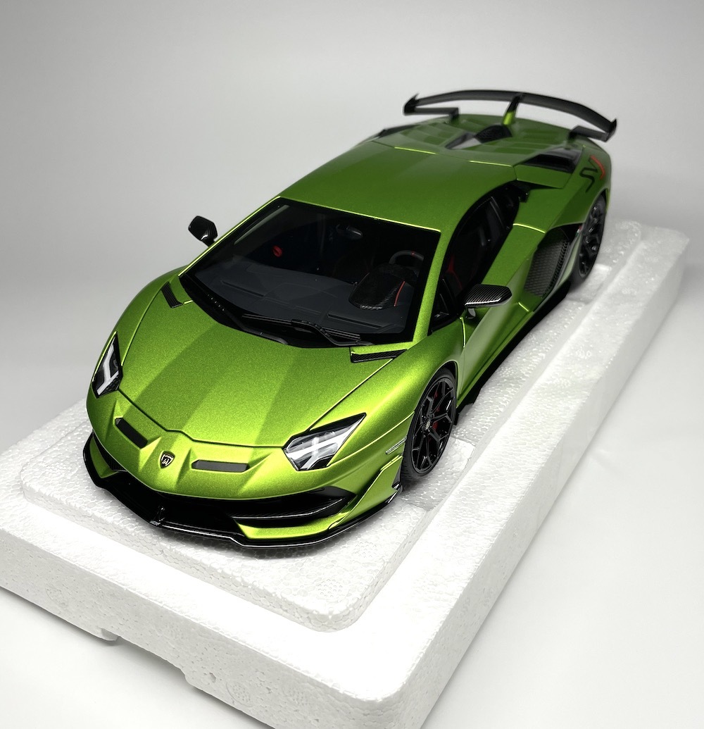 AUTOart 1/18 ランボルギーニ アヴェンタドールSVJ VERDE ALCEO マット グリーン Aventador(乗用車)｜売買 ...